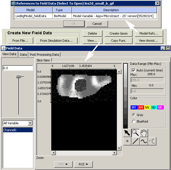 Field Data - Incorporating experimental data in simulations