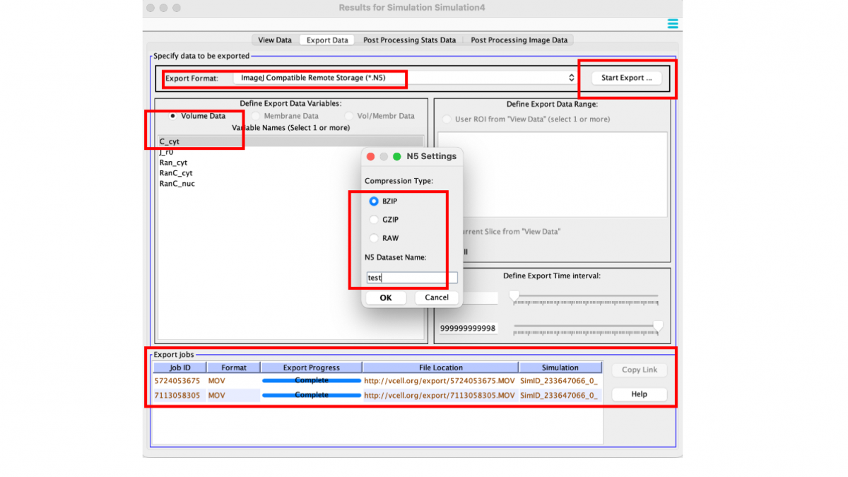 FIJI/ImageJ VCell Simulation Results Viewer Plugin – VCell- Modeling & Analysis Software