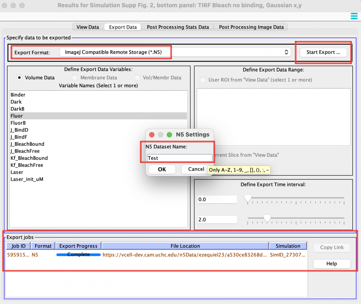 FIJI/ImageJ VCell Simulation Results Viewer Plugin – VCell- Modeling & Analysis Software
